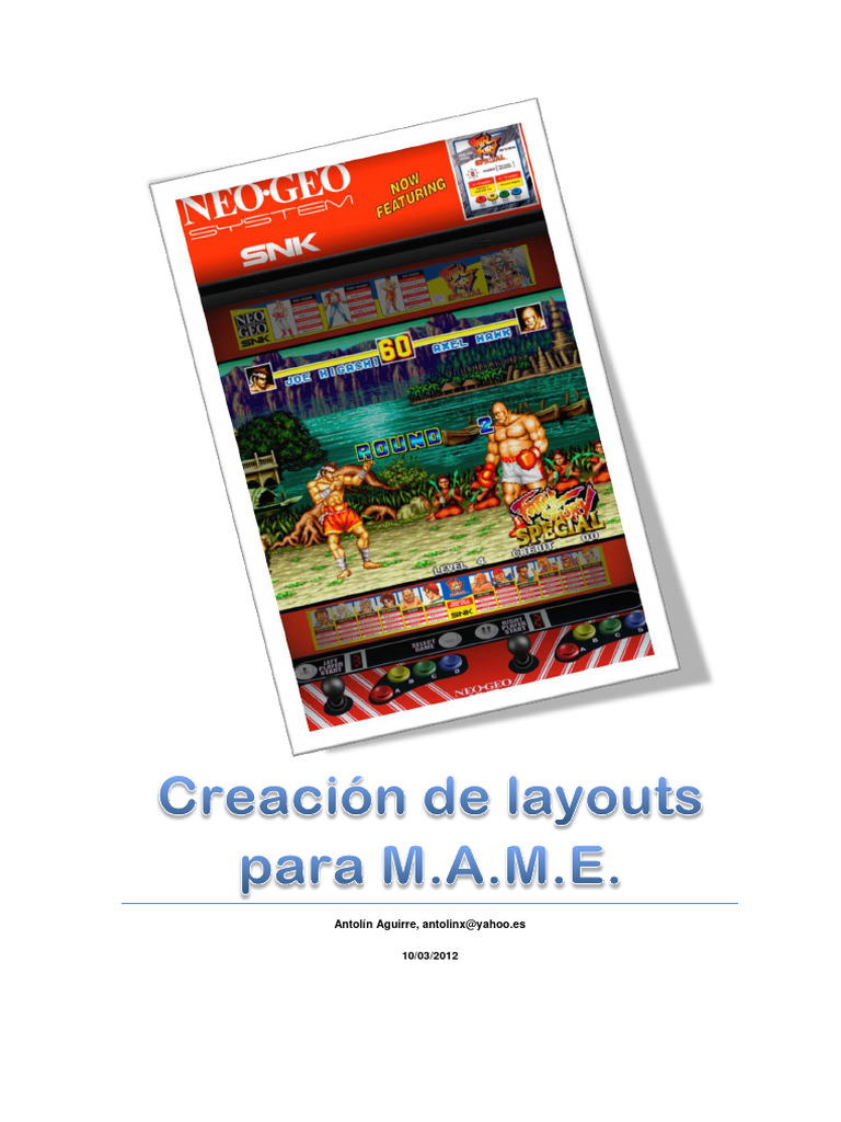 Creación de Layouts para Mame by Antolín | PDF | Archivo de computadora ...