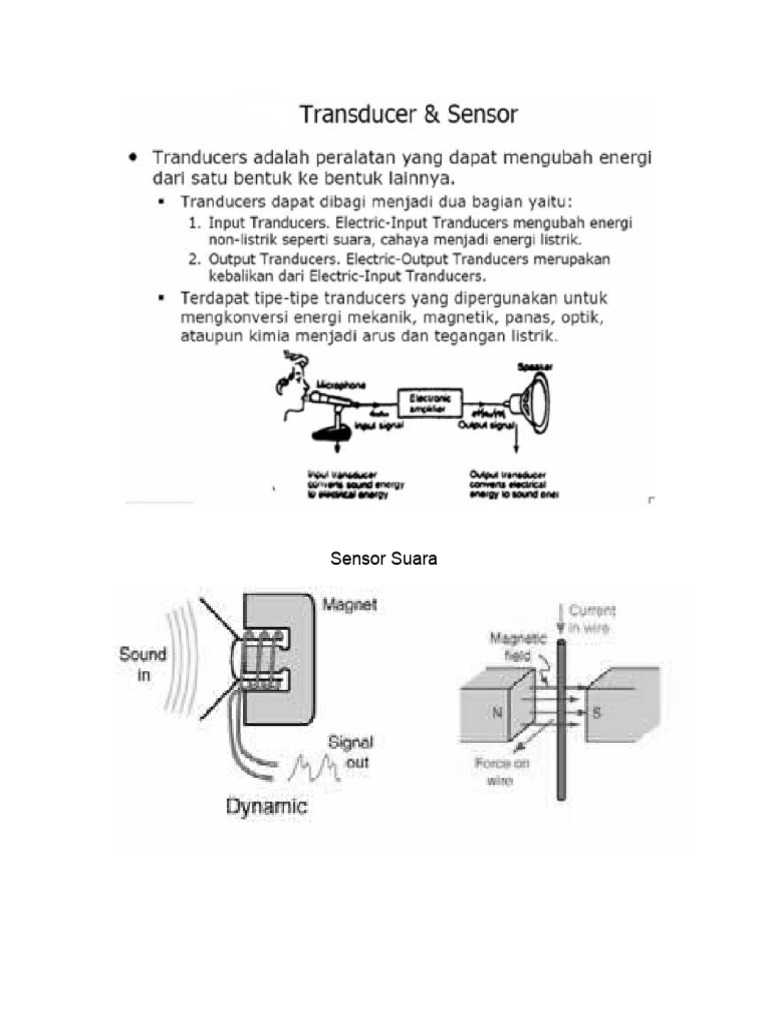 Sensor Tranduser | PDF