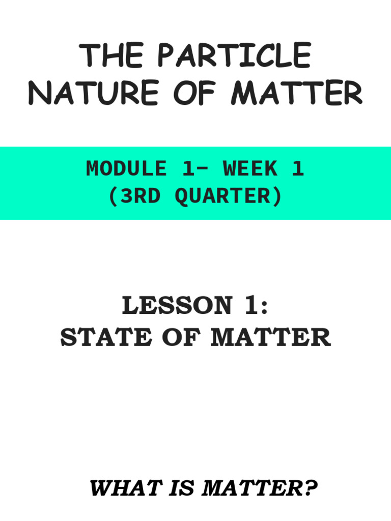 Understanding States of Matter | PDF | Mixture | Chemistry
