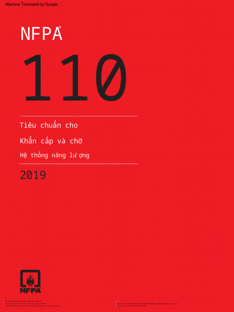 Nfpa 110 VN | PDF
