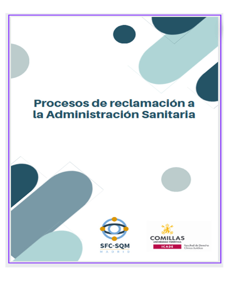 Proceso de Reclamación A La Administración Sanitaria 2023 | PDF | Justicia | Crimen y violencia