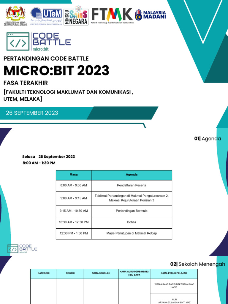 Bookletmicrobit Code Battle 2023 | PDF