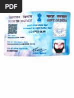 Pancard Back Side | PDF