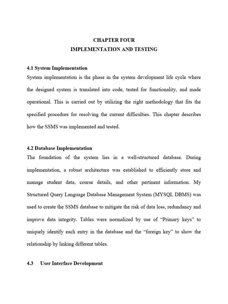 Chapter Four | PDF | Databases | Login