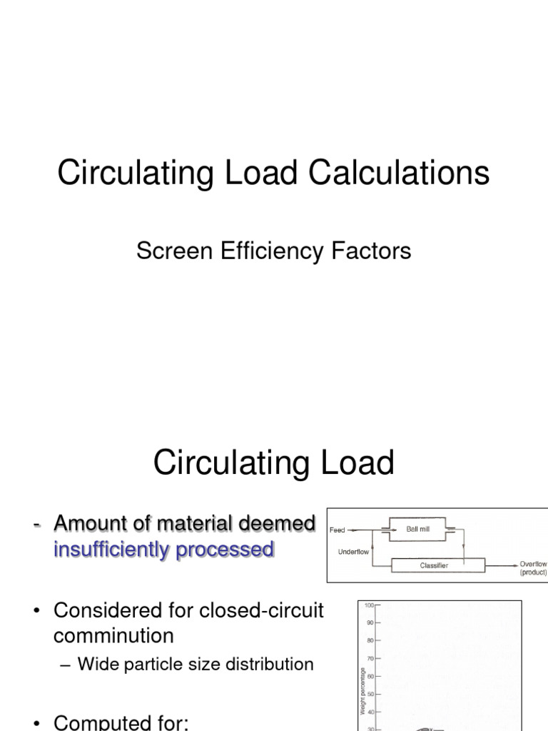 Topic 10 Circulating Load Calculations | PDF | Secondary Sector Of The ...