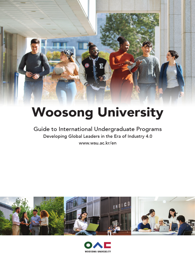 Woosong University International Programs | PDF | Artificial ...