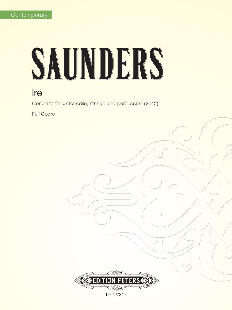 Saunders - Ire | PDF
