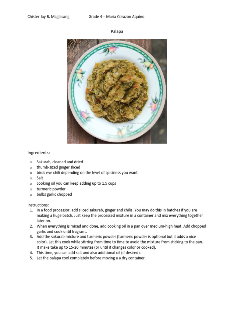 Maranao Foods | Download Free PDF | Garlic | Ginger