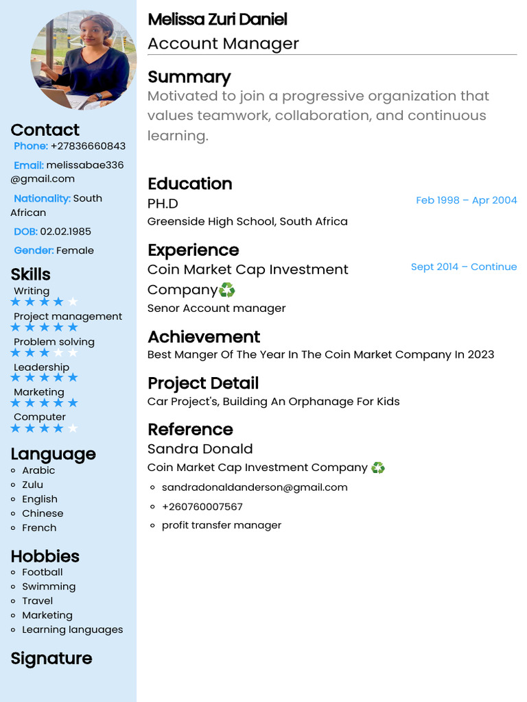 Melissa - Resume - 224 | PDF