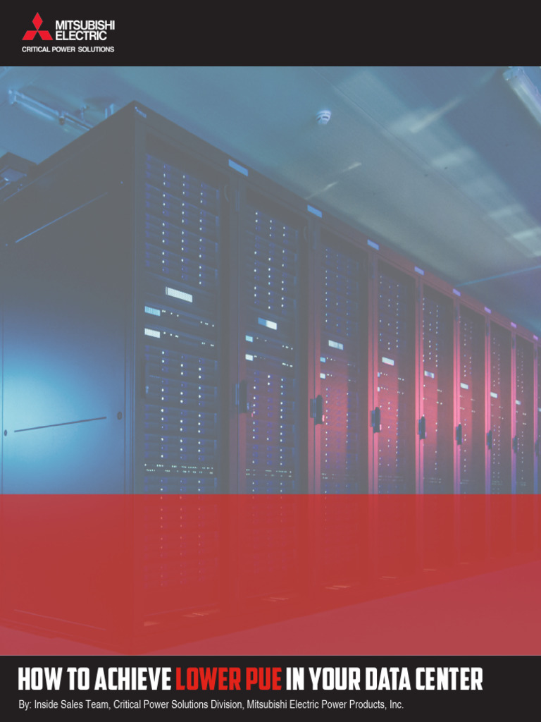 Improve Data Center PUE Efficiency | PDF | Data Center | Lighting