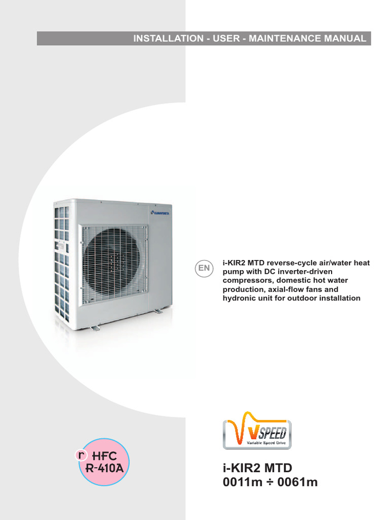 Climaveneta i-KIR2-Technical-Installation-Manual | PDF | Valve | Water