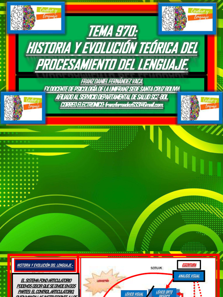 Tema 971 Parte 3 Evolucion Conceptual de | PDF | Afasia | Fonología