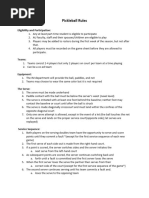 Four Square Game Rules Explained | PDF