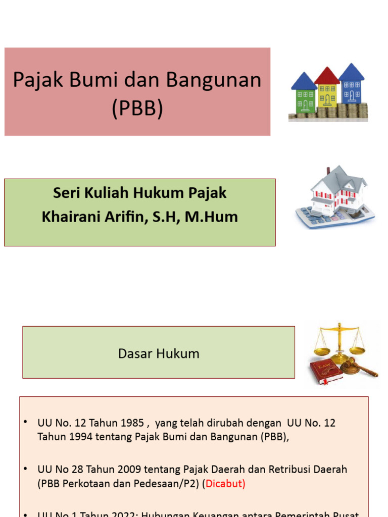 Pajak Bumi Dan Bangunan (PBB) | PDF