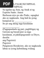 Gabay Sa Kumpisal | PDF
