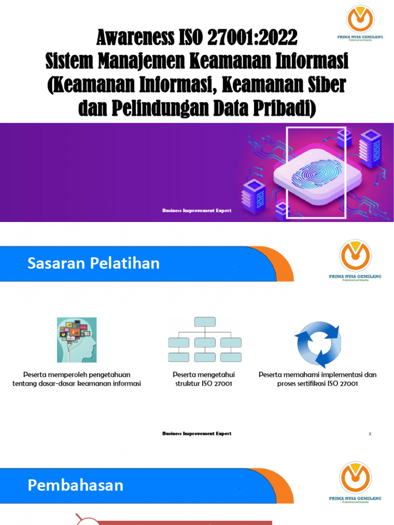 Awareness ISO 27001-2022 APJII | PDF