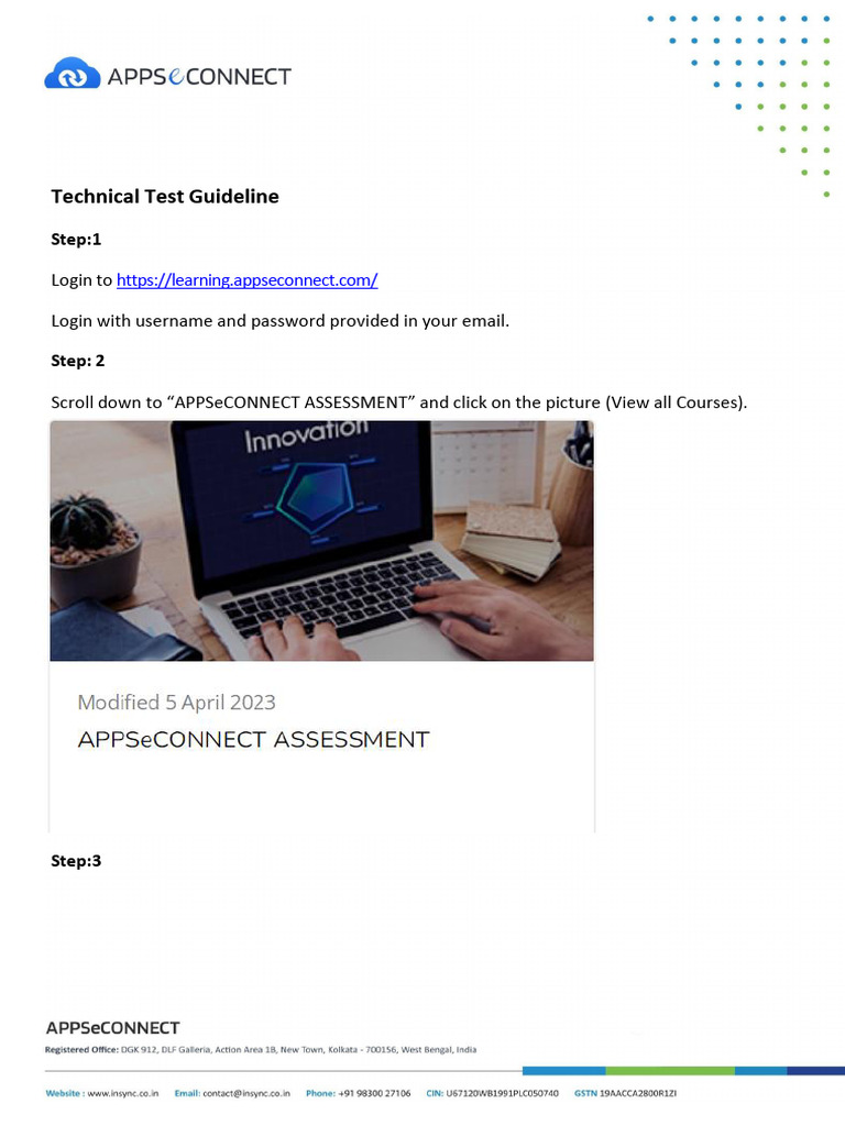 Technical Test Guideline | PDF | Career & Growth | Computers