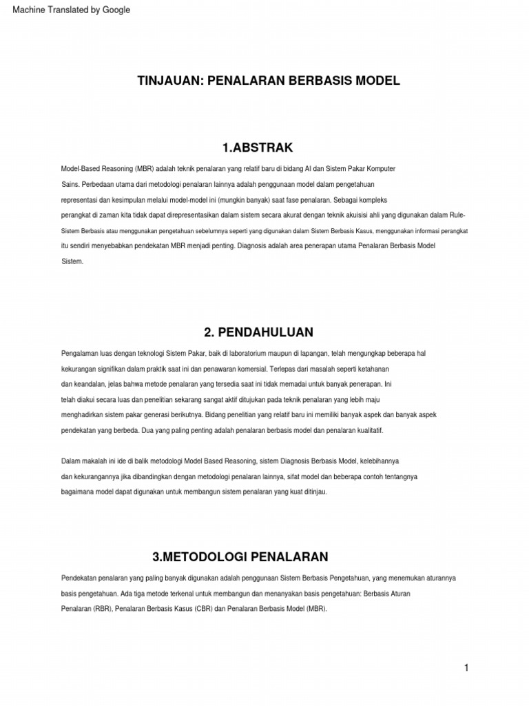 Umut ECe Model Based Reasoning | PDF
