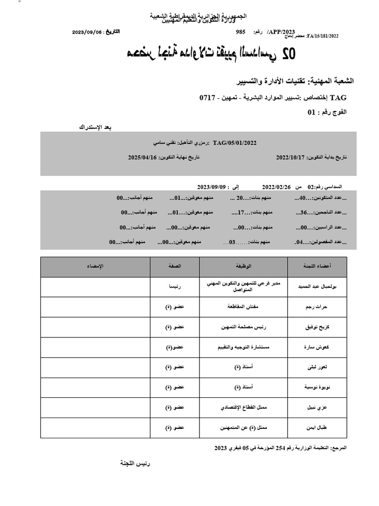 PV Exam - GRH S1 Fev 2024 | PDF