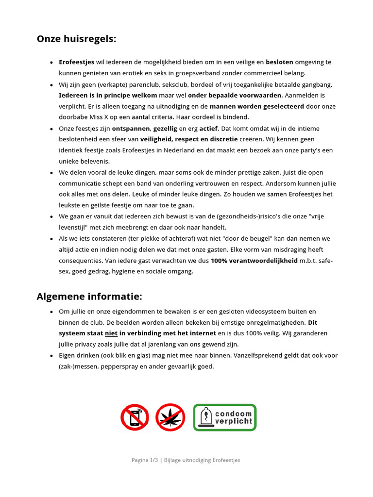 Huisregels | PDF