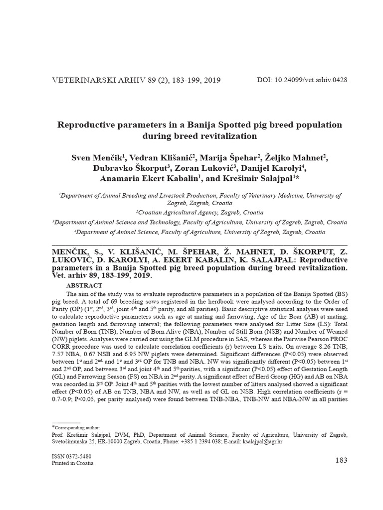 2019-Mencik | PDF | Pig