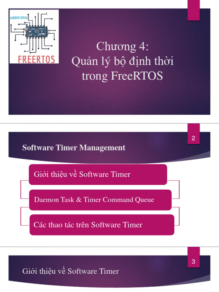 4.1.chuong4 - Freertos - Quan Ly Bo Dinh Thoi (1 Bu I) | PDF