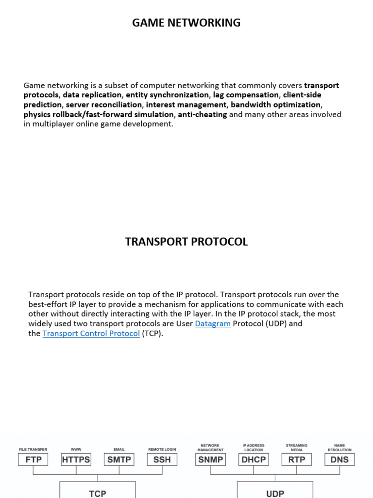 Game Net Lesson 1.1 | PDF | Internet Protocol Suite | Computer Network