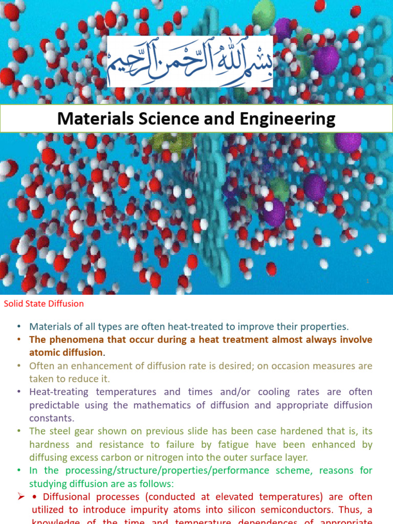 Lec 11 ESE 825 Diffusion | PDF | Heat Treating | Diffusion