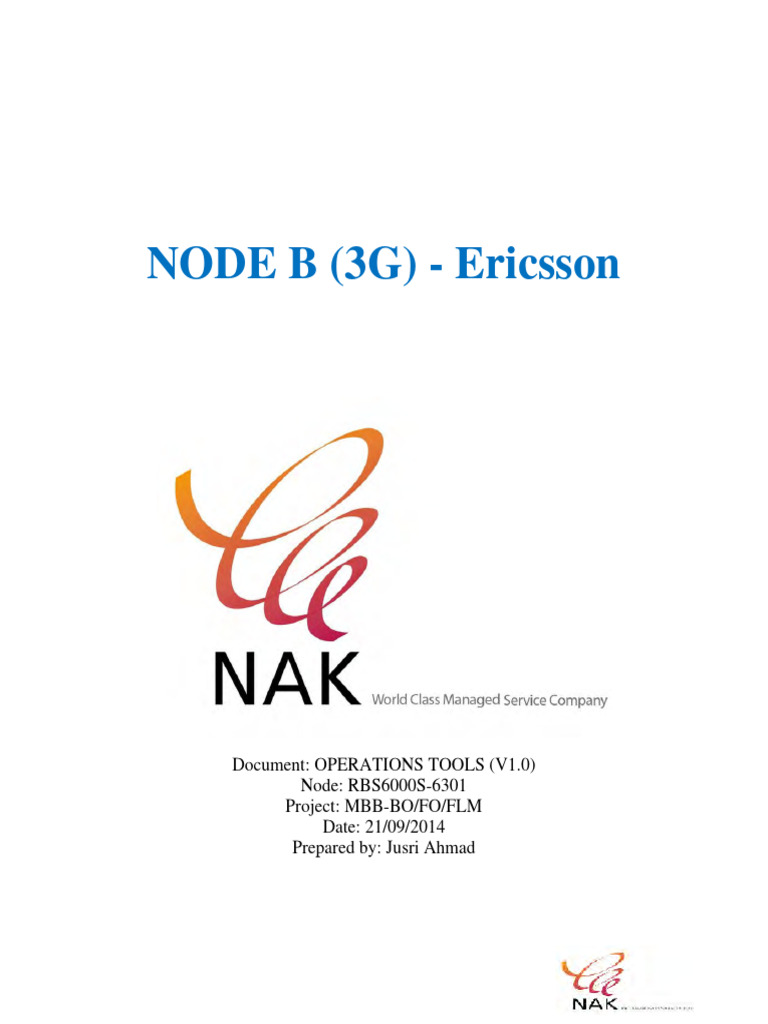 1 - Ericsson 3g-Operations Tool - V1 | PDF | Zip (File Format ...