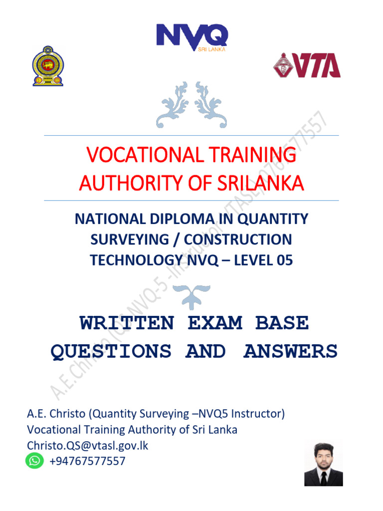 Building Construction Tec 500 Question NVQ-5 | PDF | Masonry | Brick