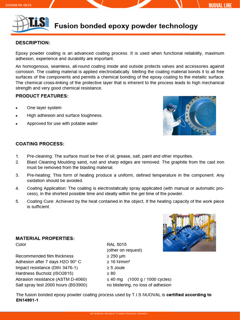 Fusion Bonded Epoxy Coating Process | PDF | Coating | Epoxy