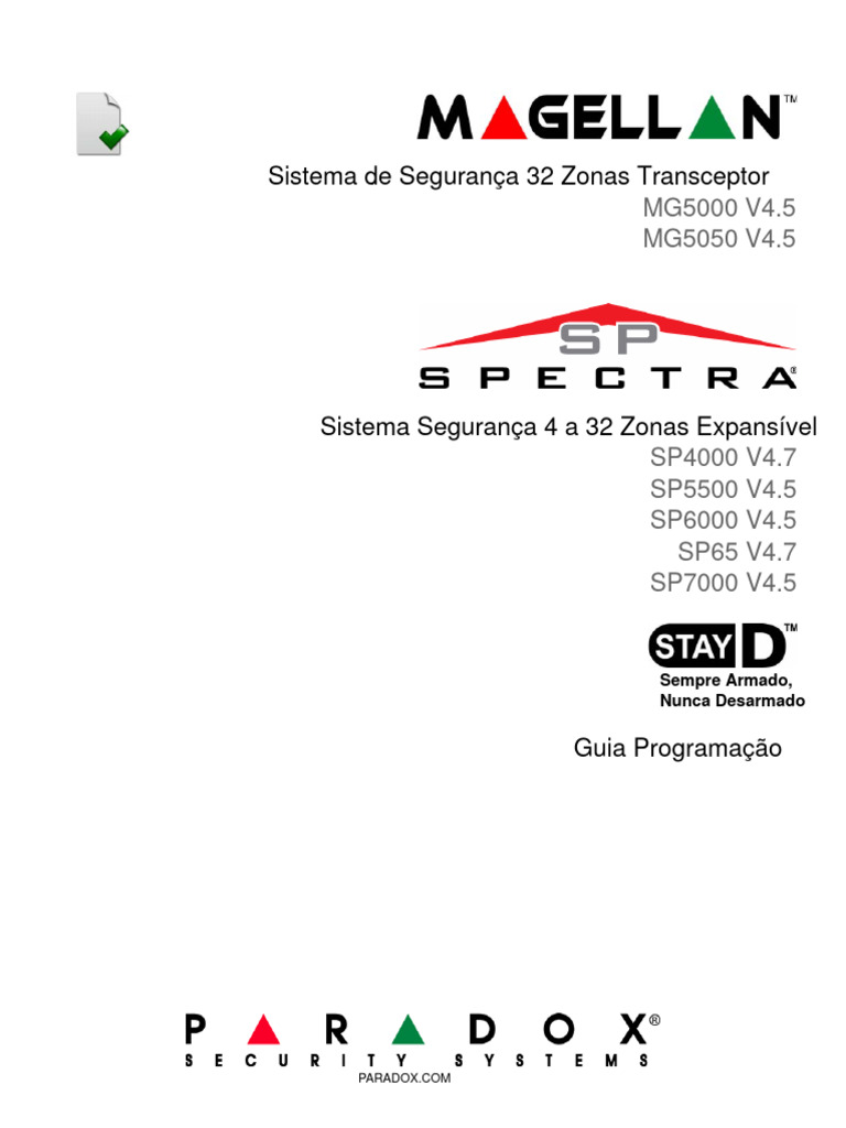 Manual-instalador-spectra-e-magellan | PDF | Safety | Electricity