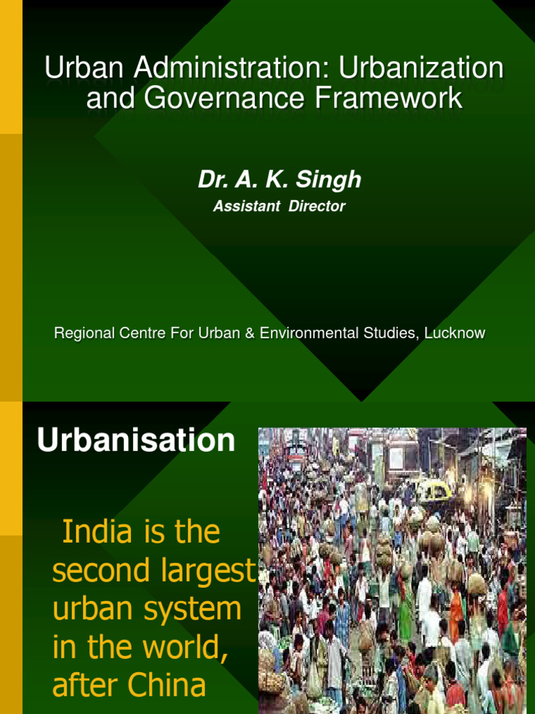 Urban Administration | Download Free PDF | Governance | Policy