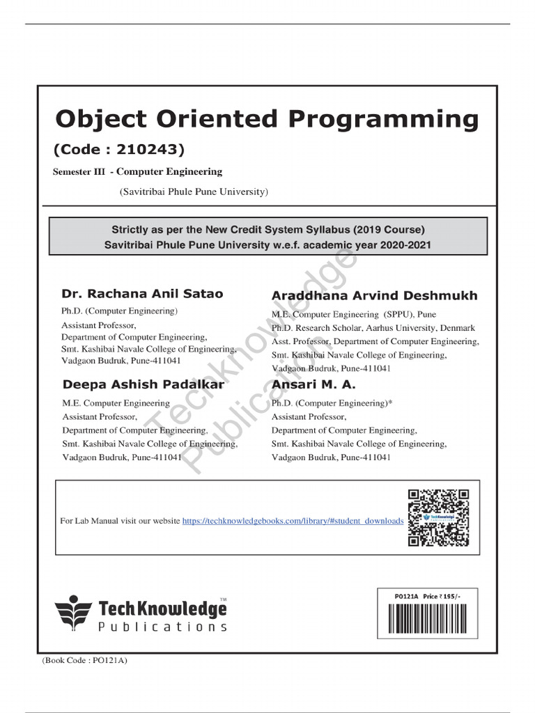 OOP TechKnowledge | PDF