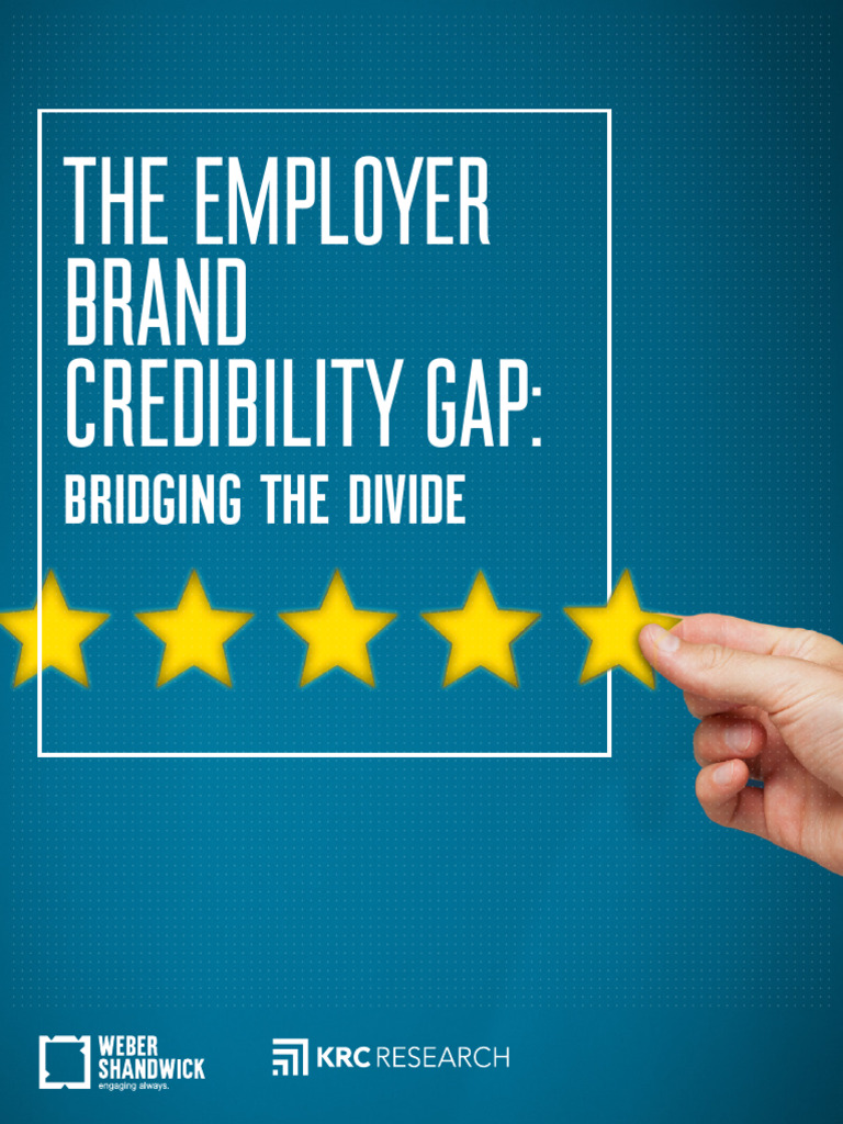 Employer Brand Credibility Gap | PDF | Employment | Popular Culture ...