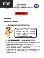 5 Halimbawa NG Lantay Na Pangungusap | PDF