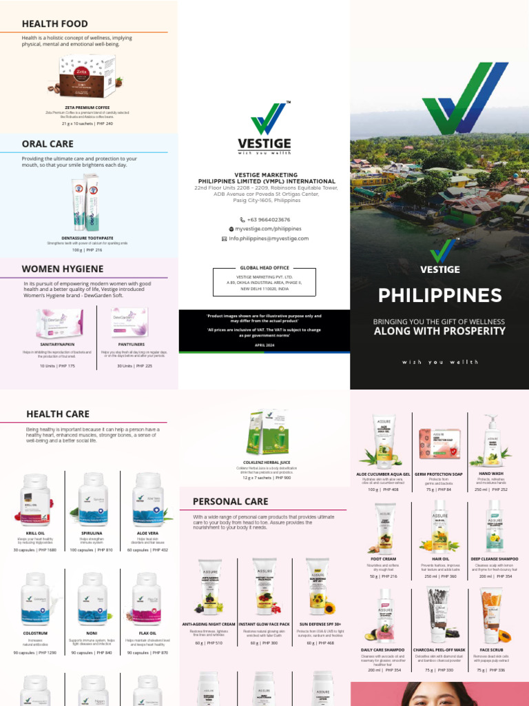 Philippines Product Leaflet - Issue April 2024 | PDF