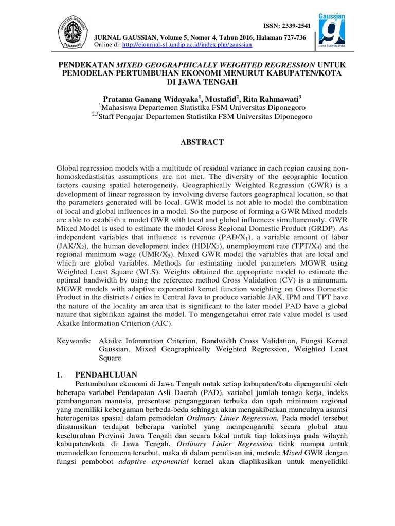 1 SM | PDF | Linear Regression | Akaike Information Criterion