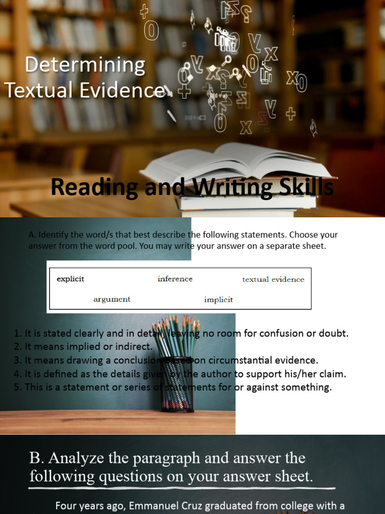 Determining Textual Evidences | PDF | Argument | Social Media