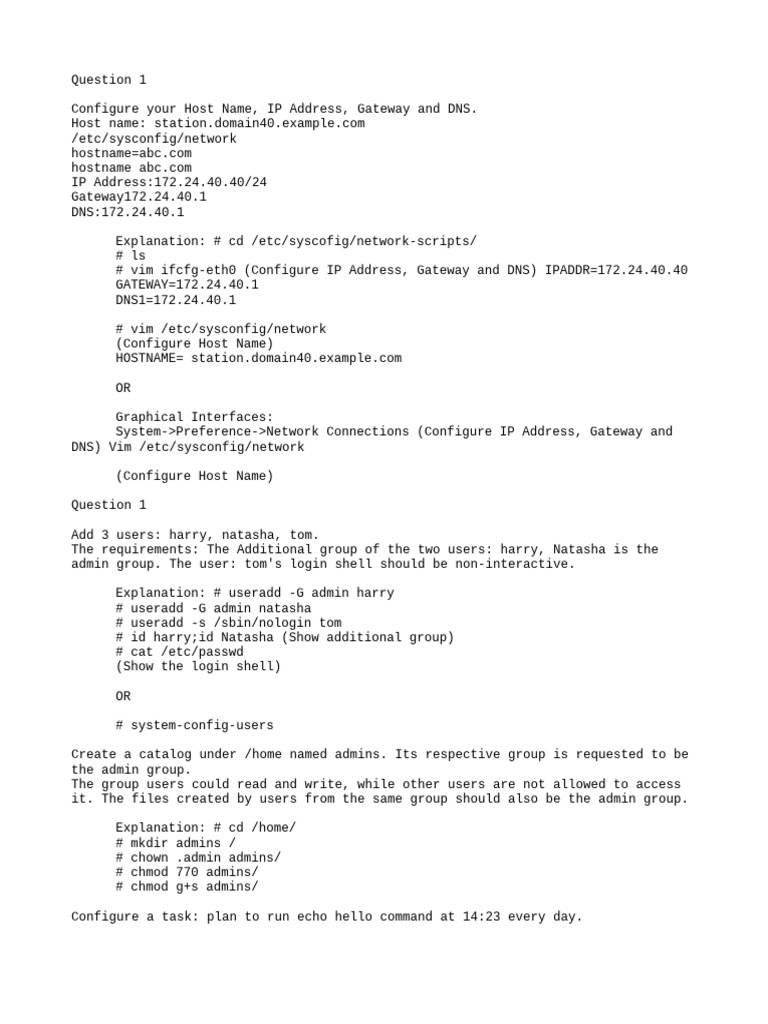 Ex200 2 | PDF | Web Server | Internet & Web