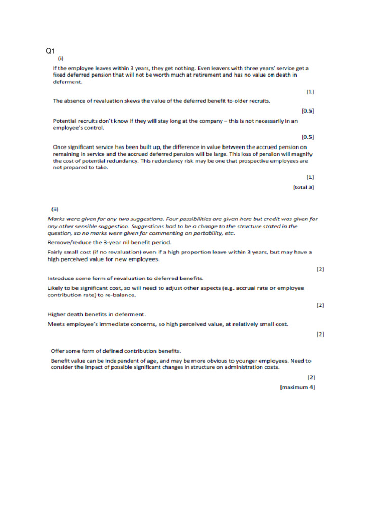 Contract Design Solutions | PDF | Question | Risk