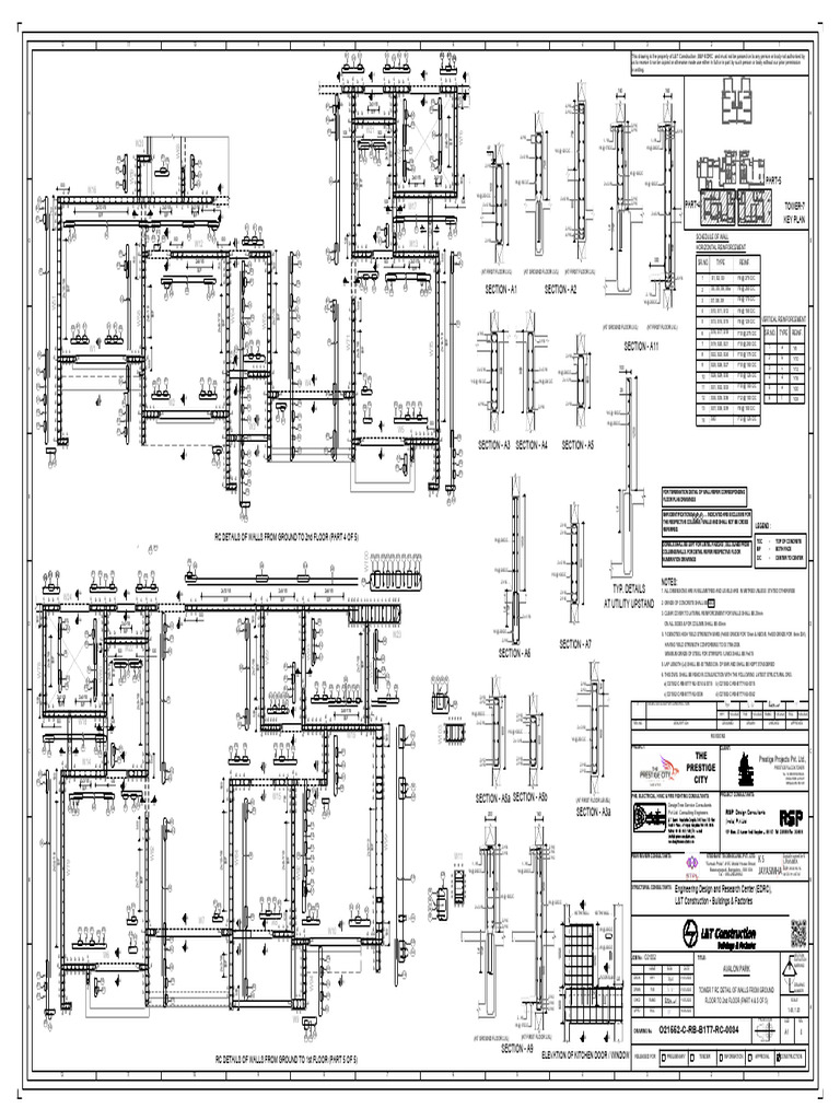 Section - A1 Section - A2: Horizontal Reinforcement Type Reinf ...