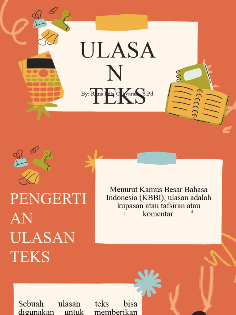 Siklus 3. Ulasan Teks Ppt | PDF