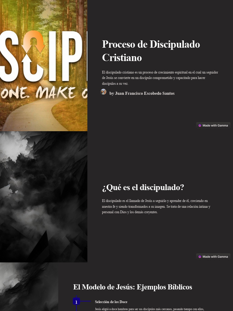 Proceso de Discipulado Cristiano | PDF | Jesús | Fe
