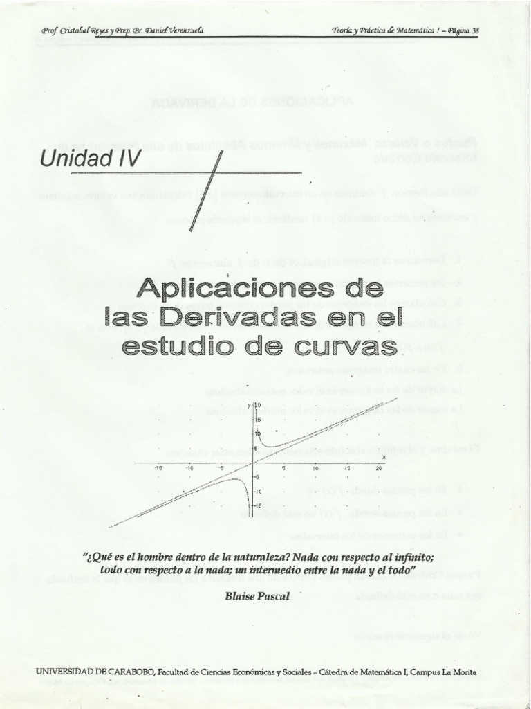 Aplicaciones de Las Derivadas en El Estudio de Curvas | PDF