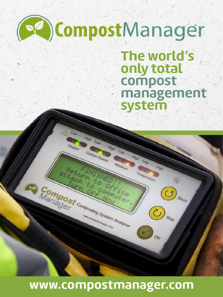 Compost Manager Brochure Final | PDF | Compost | Data Analysis
