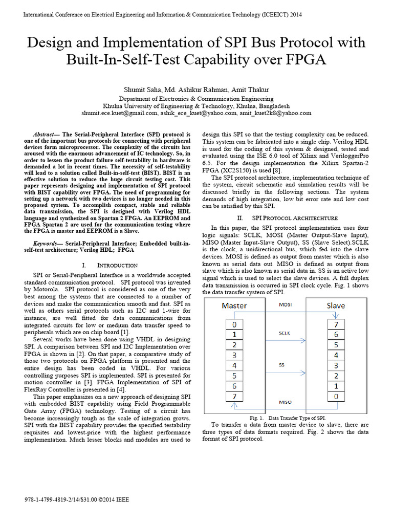 Saha 2014 | PDF | Field Programmable Gate Array | Hardware Description Language