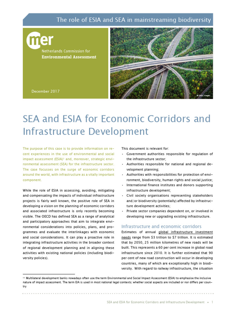 Infrastructure Impact Assessment Guide | PDF | Environmental Impact Assessment | Infrastructure