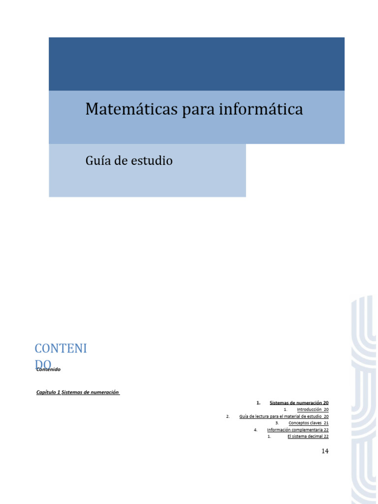 Matematicas para Informatica | PDF | Decimal | Notación