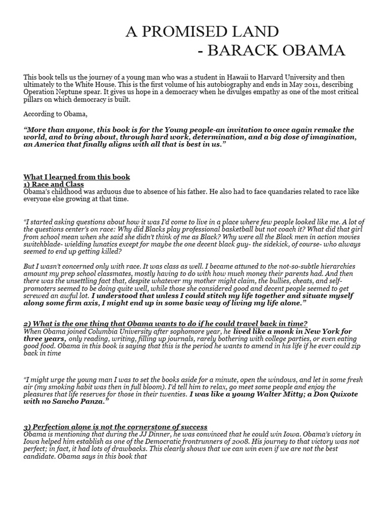 A Promised Land | PDF | Mahatma Gandhi